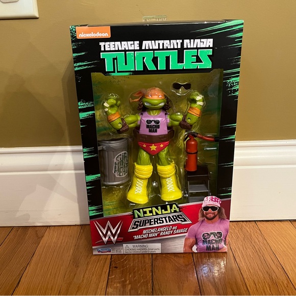 WWE | Toys | Tmnt Wwe Teenage Mutant Ninja Turtles Randy Savage ...